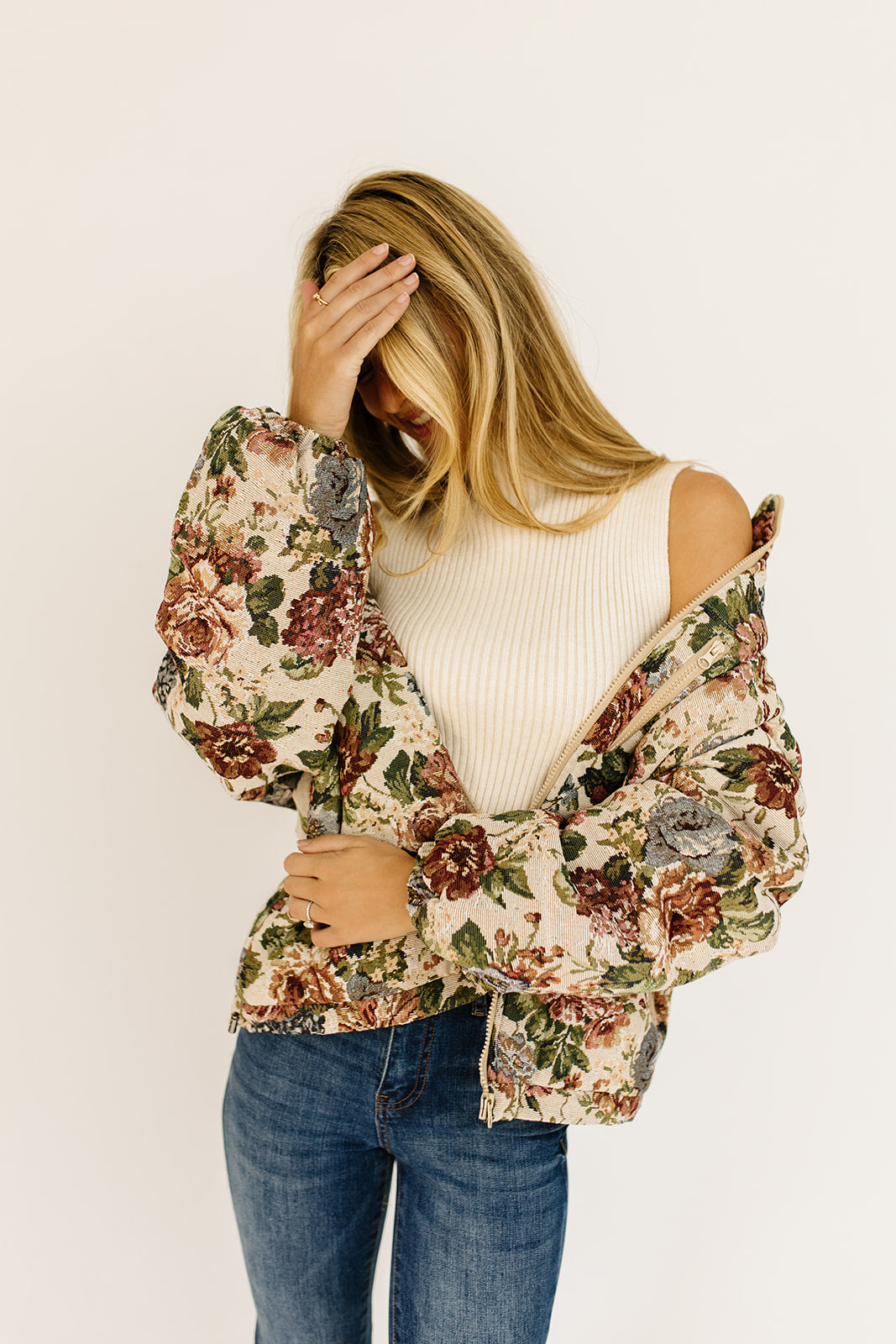isabel quilted floral jacket *restocked* – shop zoco