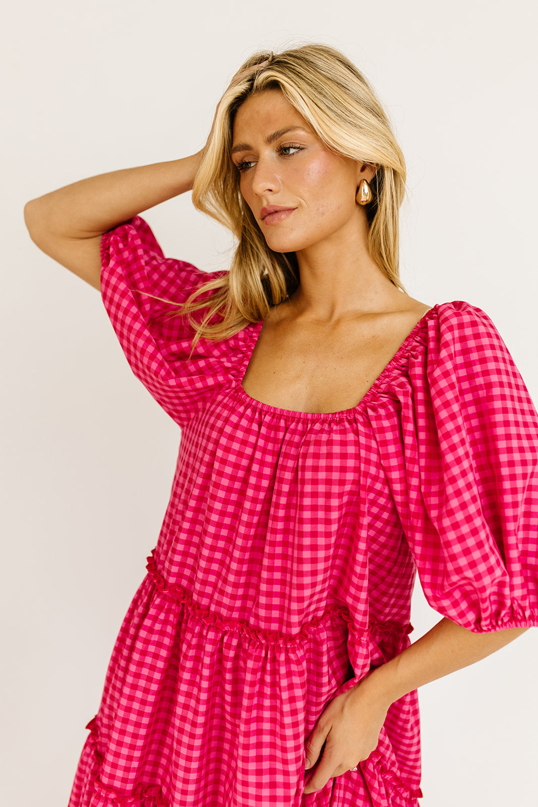 daymaker dress // pink gingham *zoco exclusive* – shop zoco