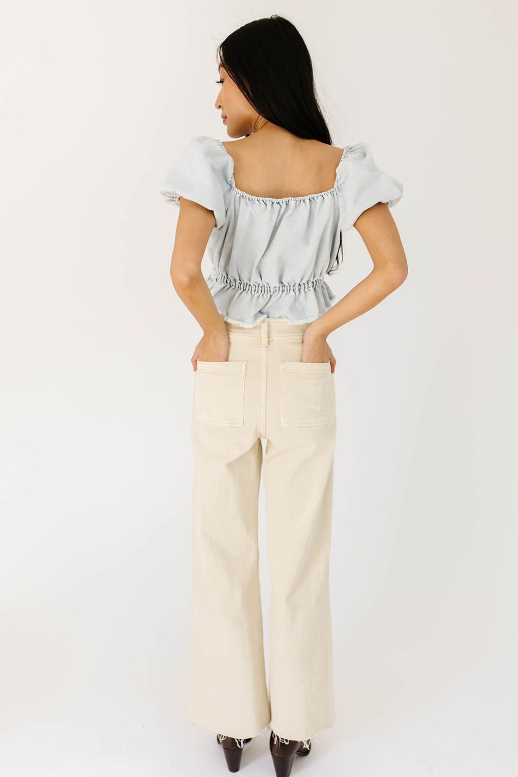 ruby denim top – shop zoco