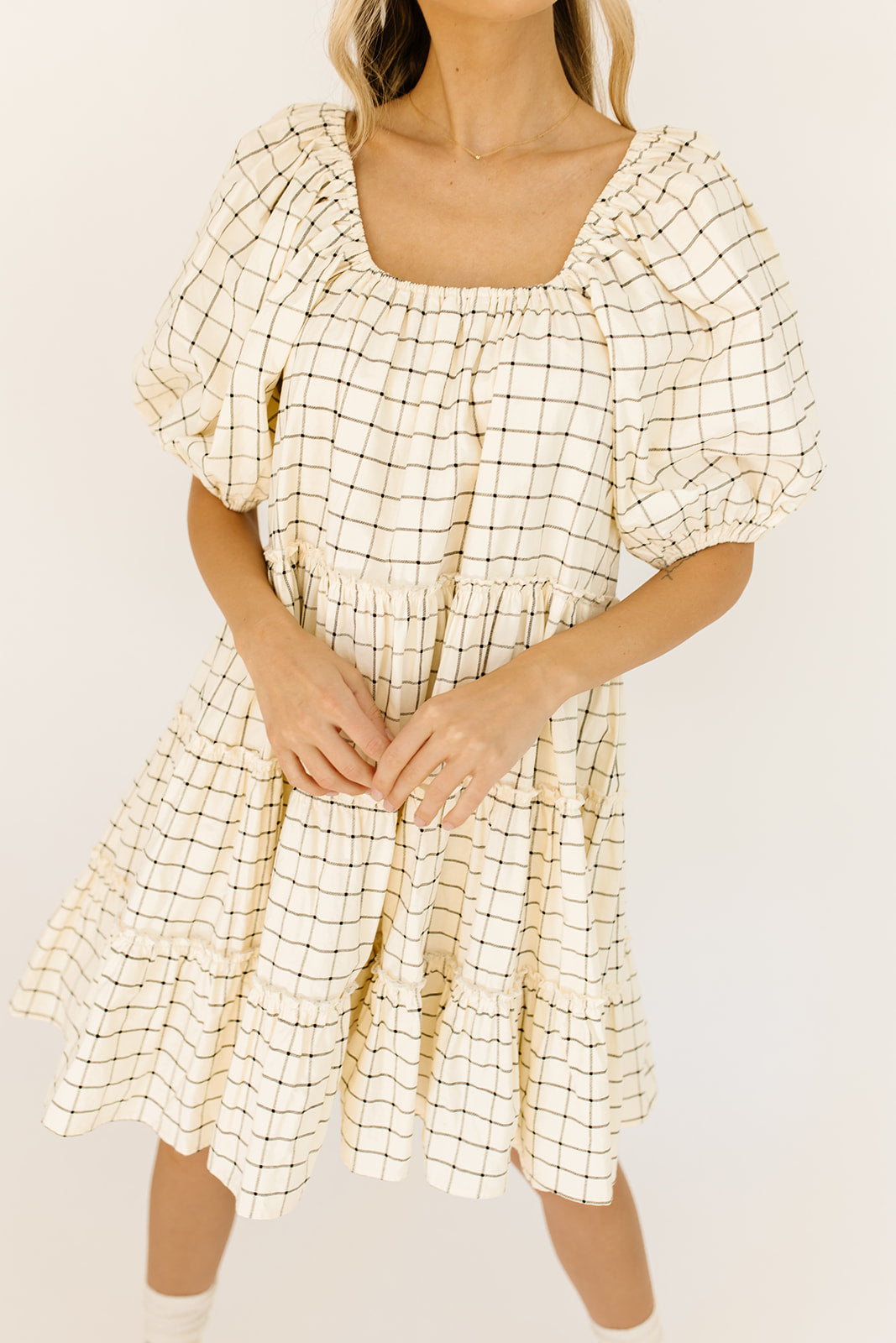short daymaker dress // windowpane *zoco exclusive* – shop zoco