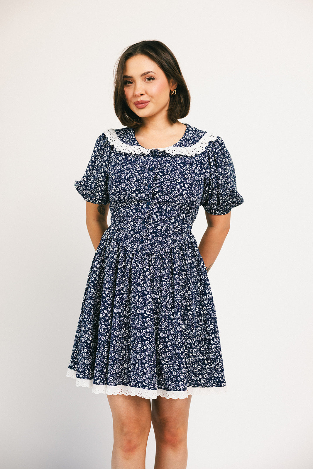 my girl button mini dress – shop zoco